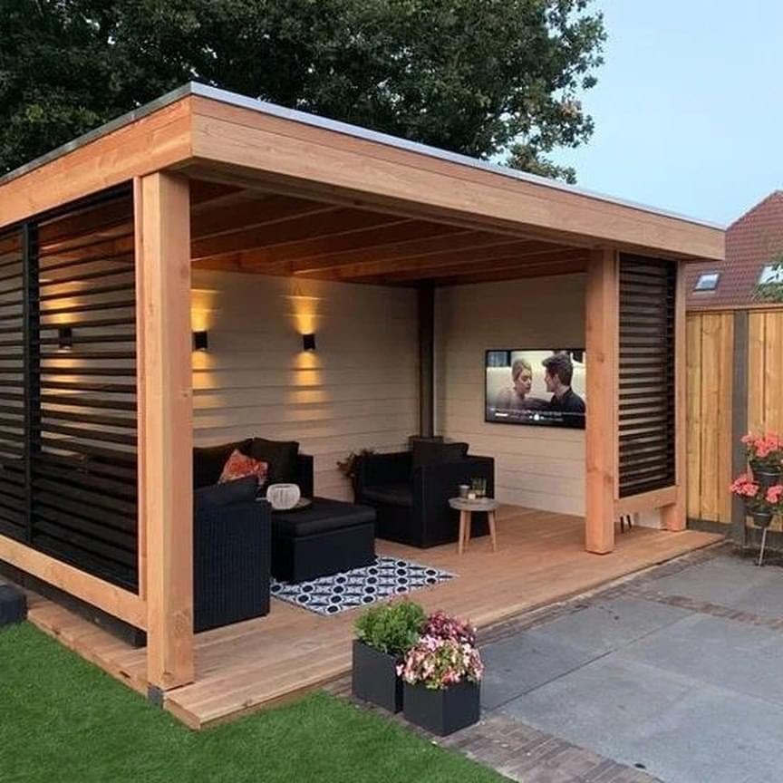 Terrass katusega - Hange.ee